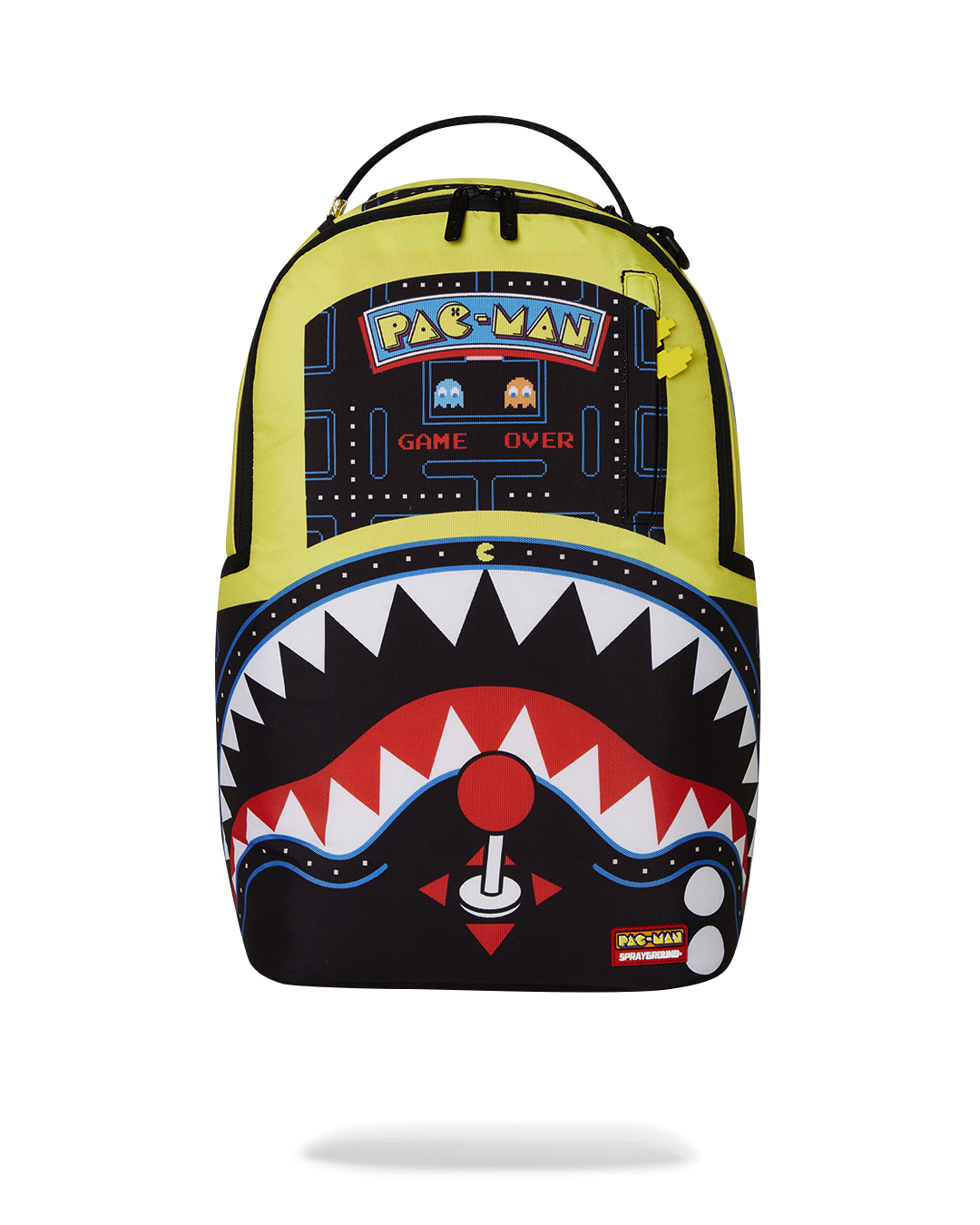 Sprayground Zaino Big Backpack Scuola City Viaggio Shark PAC MAN arcad ...